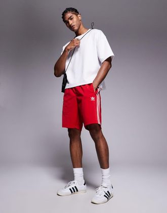 adidas Originals Firebird - Short - Rouge