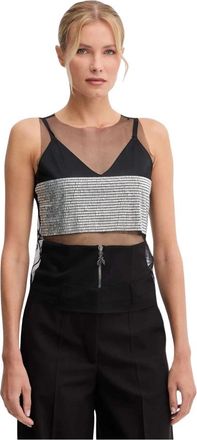 Patrizia Pepe Damen, Oberteile, Schwarzk, SGr&ouml;&szlig;e