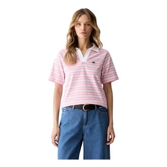 Karl Lagerfeld Femme, Tops, Rose, Taille: 36 FR Polo Ikon
