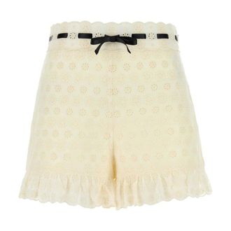 Valentino Garavani Femme, Shorts, Blanc, Taille: 38 FR Lace Shorts