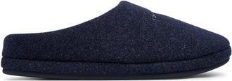 Tommy Hilfiger Hausschuhe Felt House Shoe FM0FM06017 Dunkelblau