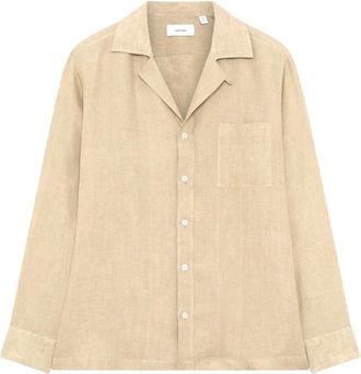 Lardini Homme, Chemises, Beige, Taille: XL Chemise &agrave; Col Ouvert