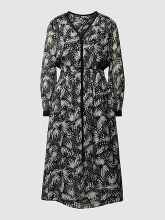 The Kooples Midikleid mit Allover-Muster