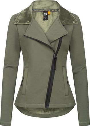 Ragwear Sweatjacke Saskie Modische Damen Kapuzenjacke mit kuschlig weichem Innenfutter