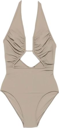 Rick Owens Femme, Maillots de bain, Beige, Taille: 36 FR Maillot de bain une pi&egrave;ce dos nu &agrave; d&eacute;coupe