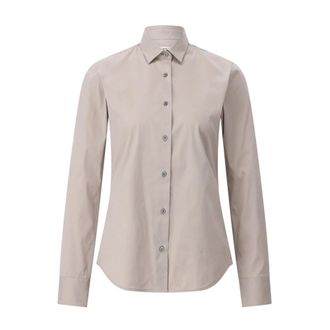 Lareida Klassische Baumwollbluse Pauline - - Blouses & Shirts - Damen - Braun - S