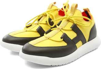 Hermès baskets en cuir (2020) - Jaune