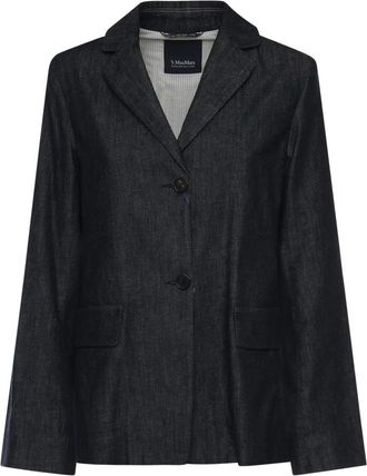 Max Mara Femme, Vestes, Bleu, Taille: 40 FR Blazers