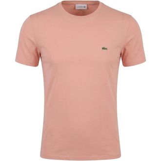 Lacoste Pima Baumwoll-T-Shirt - - Tops - Herren - Rosa - M