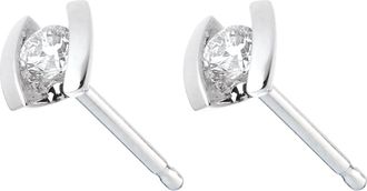 Edenly Diamant Ohrstecker Caldera in Weissgold - 0.21 Karat