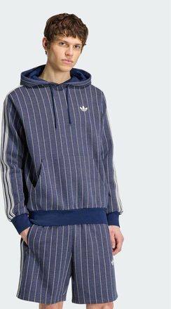 adidas Sweatshirt Pinstripes Hoodie KR9704 Dunkelblau Regular Fit