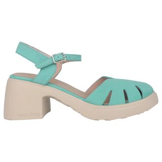 Wonders Hellblaue Damensandale mit Metallschnalle - - Shoes - Damen - Blau - 41 EU