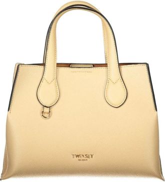 Twinset Sac &agrave; main structur&eacute; avec anses sup&eacute;rieures - Femme - Sacs - Beige - Taille: ONE Size