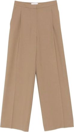Lardini Femme, Pantalons, Beige, Taille: 36 FR Pantalon Large Pliss&eacute;