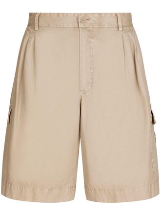 Dolce & Gabbana Cargo-Shorts mit hohem Bund - Nude