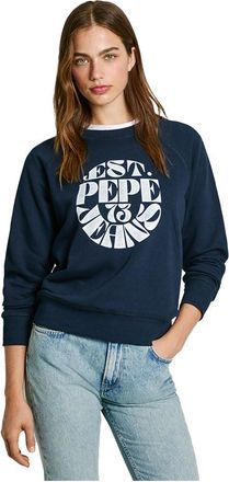 Pepe Jeans London Damen Elena Sweatshirt, Blau (Dulwich Blue), M