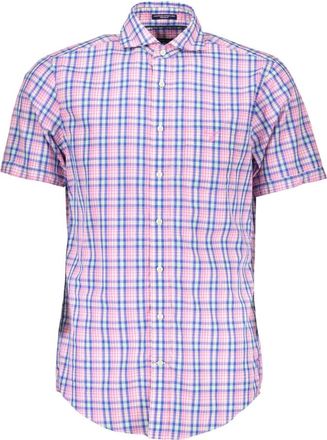 GANT Homme, Chemises, Multicolore, Taille: XS Chemise Regular &agrave; Manches Courtes
