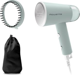 Rowenta DR1034 Modern Weiß Tragbarer Bügeleisen, 1200W, 20g/min Dampfstrahl, für effiziente Faltenentfernung, faltbares Bügeleisen