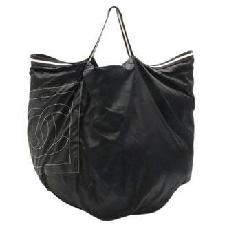 Chanel Pre-owned Vintage Nylon Tote Bag - Femme - Pre-owned - Noir - Taille: ONE Size