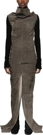 Rick Owens SL Etna Gown - - Dresses - Damen - Grau - M