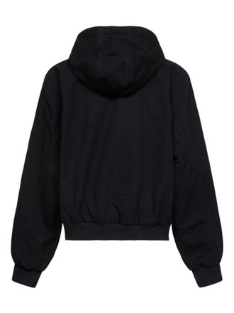 Carhartt Work in Progress Womens Hooded Jacket W Og Active Black Cotton Bomber