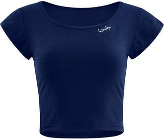 Winshape Winshape Damen Functional Light and Soft Cropped Kurzarmshirt Aet137ls T-Shirt, Dark Blue, L EU