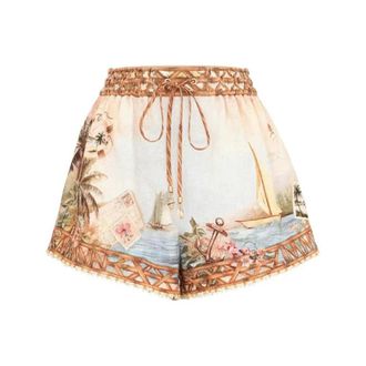 Zimmermann Femme, Shorts, Multicolore, Taille: 36 FR Short H26