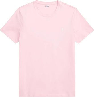 Polo Ralph Lauren Homme, Tops, Rose, Taille: XL T-shirt en jersey de coton coupe slim personnalis&eacute;e