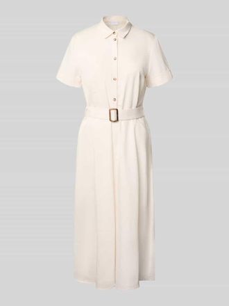 Jake*s Midikleid aus Baumwoll-Mix mit Leinen-Anteil