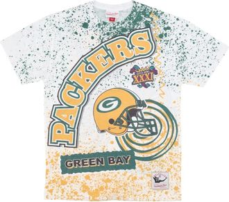 Mitchell & Ness Green Bay Packers Sublimated Tee - - Tops - Herren - Mehrfarbig - M