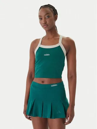 adidas Top Seasonal Essentials Colorpop JZ0195 Gr&uuml;n Slim Fit