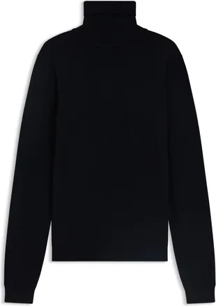 HUGO BOSS Herren San Thomas-M Regular-Fit Rollkragenpullover aus Schurwolle Dunkelblau XXL