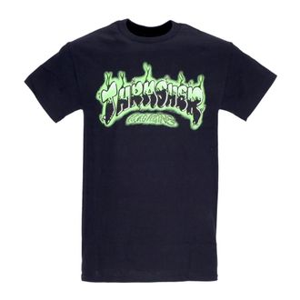 Thrasher Airbrush Tee Schwarz/Lila - - Tops - Herren - Schwarzk - L