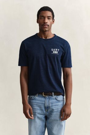 GANT Herren Indigo T-Shirt (XXXL) INDIGO