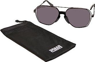 Urban Classics Unisex Sunglasses Karphatos gunmetal/black, one size