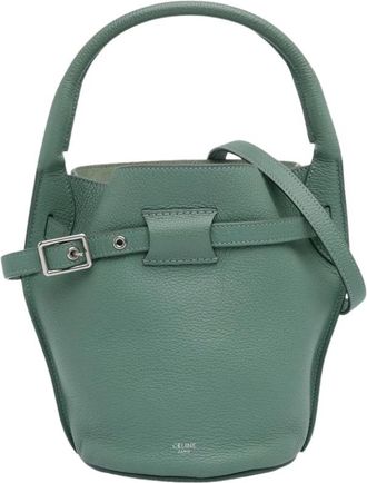 Celine Pre-owned The Nano Big Bucket Bag - Femme - Pre-owned - Vert - Taille: ONE Size
