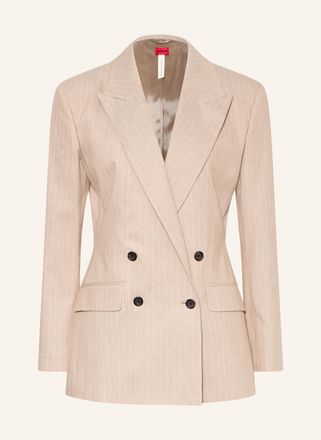 HUGO BOSS Hugo Blazer Azenia Mit Glitzergarn beige