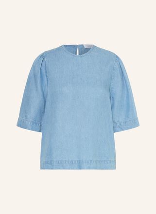 Rich & Royal Blusenshirt In Jeansoptik blau