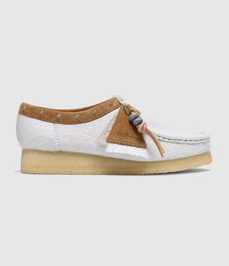 Clarks Mocassins Wallabee Off White Int