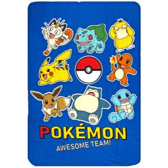 Cartoon Kinderdecke Decke 100% Polyester 100 x 140 cm (Pok&eacute;mon)