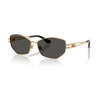 Dolce & Gabbana Lunettes de soleil papillon - Femme - Accessoires - Jaune - Taille: 58 MM