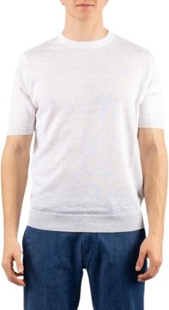 FILIPPO DE LAURENTIIS Homme, Pulls, Blanc, Taille: XL T-shirt &agrave; col rond