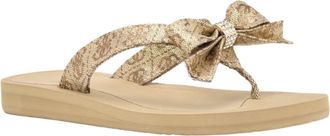 Guess Damen Tuta Flip-Flop, Gold 710, 38.5 EU