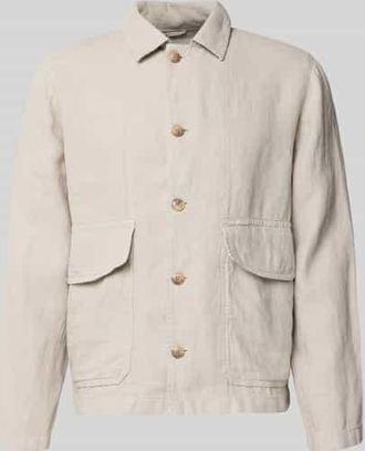 Closed Hemdjacke aus reinem Leinen