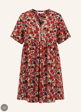 Gerard Darel Kleid Colle weiss