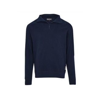 Barbour Halb Rei&szlig;verschluss Navy Pullover - - Sweatshirts & Hoodies - Herren - Blau - M