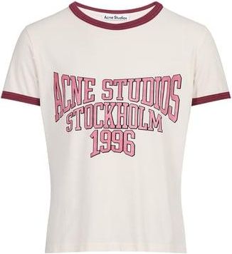 Acne Studios Tee-shirts&eacute;rigraphi&eacute; en coton