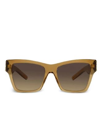 Givenchy lunettes de soleil à monture carrée - Marron