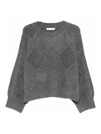 Iro Pull Col Rond - Gris