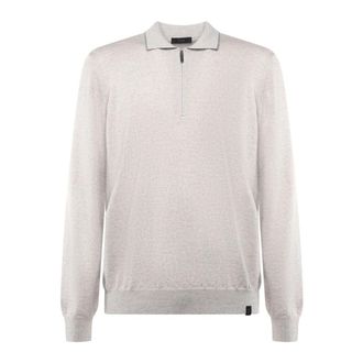 Fay Rundhals-Strickware - - Knitwear - Herren - Grau - 2XL